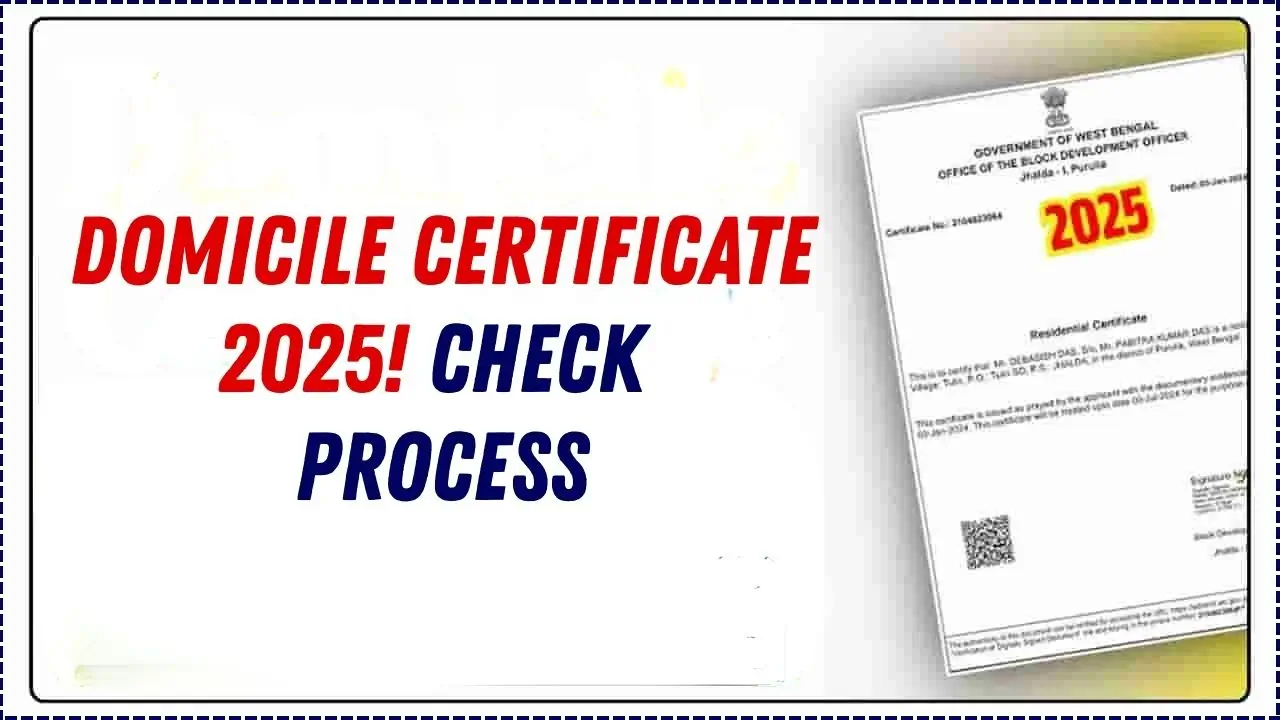 Domicile Certificate 2025 — Meaning, Uses, and the Latest Application ...
