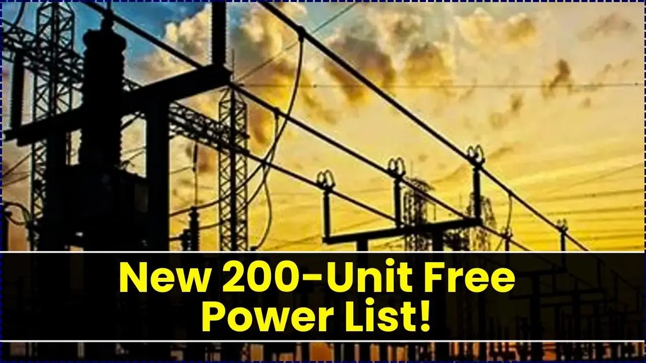 New 200-Unit Free Power List Released — See If Your Home Qualifies This ...