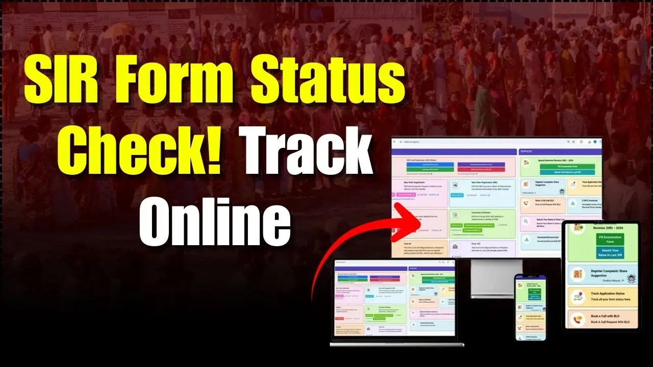 SIR Form Status Check – How to Track Your Application Online in Just ...